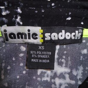 jamie sadock | Tops | Jamie Sadock Xs Zip Neck Shirt | Poshmark